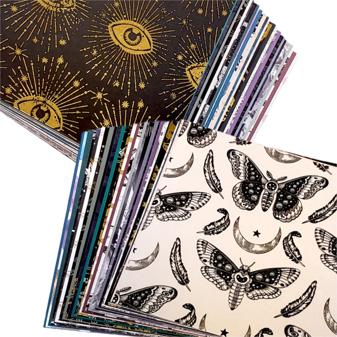 Mystical Scrapbook Paper Magic Symbols Cardstock Paper, Celestial ...