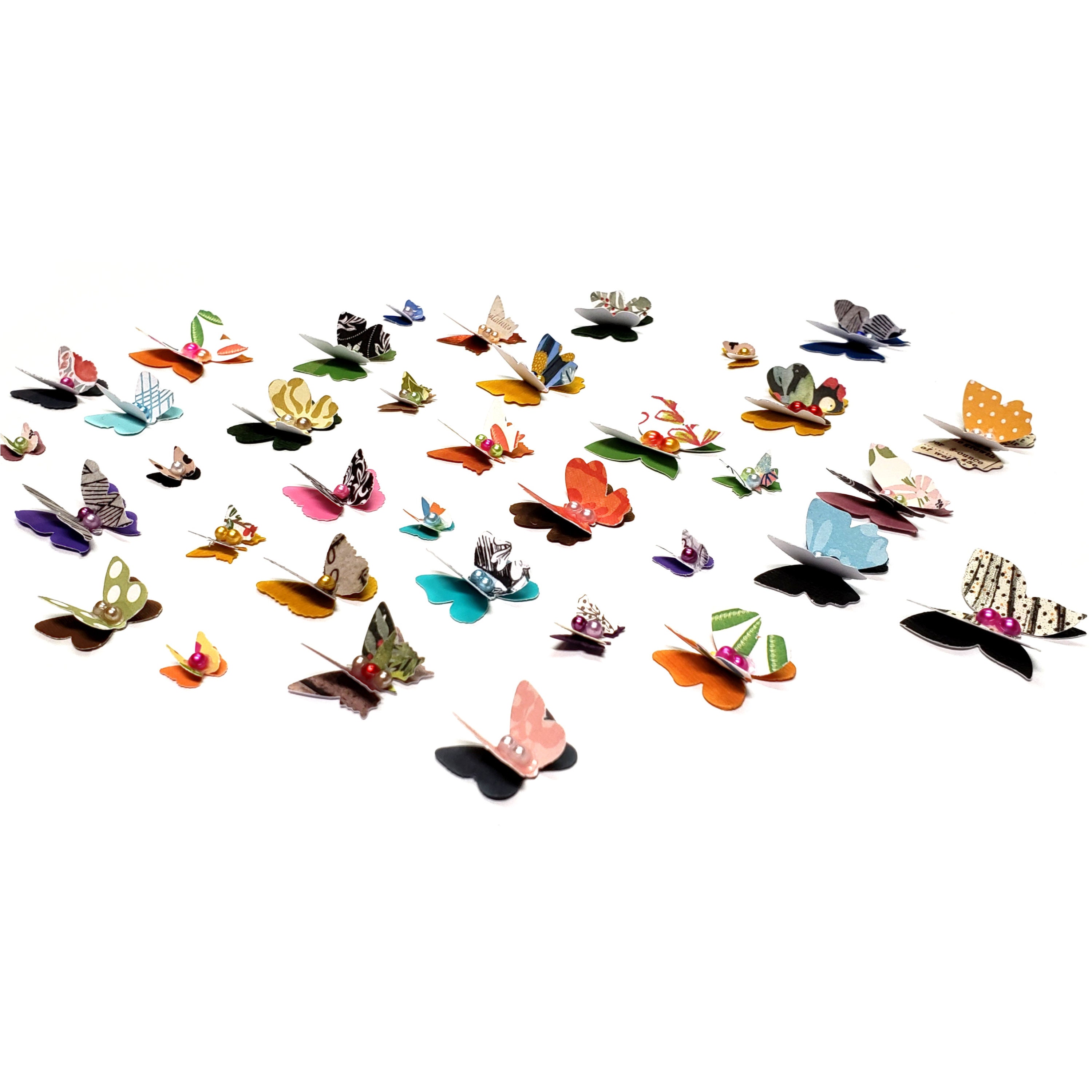 Mini Butterfly Embellishments Tiny Paper Butterflies Junk - Etsy