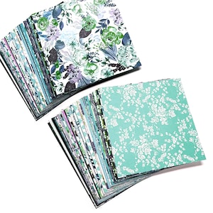 Blue Mixed Paper Bundle Pack, 6x6 Blue Paper Sheets, 35pc - Etsy