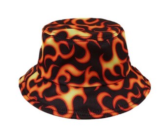 Flame Bucket Hat - Etsy
