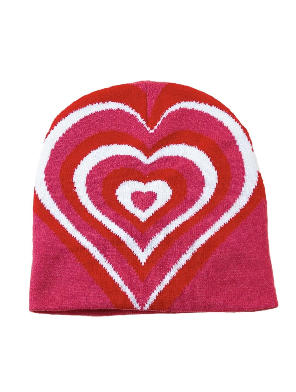 Powerpuff Heart Beanie, Red - Etsy