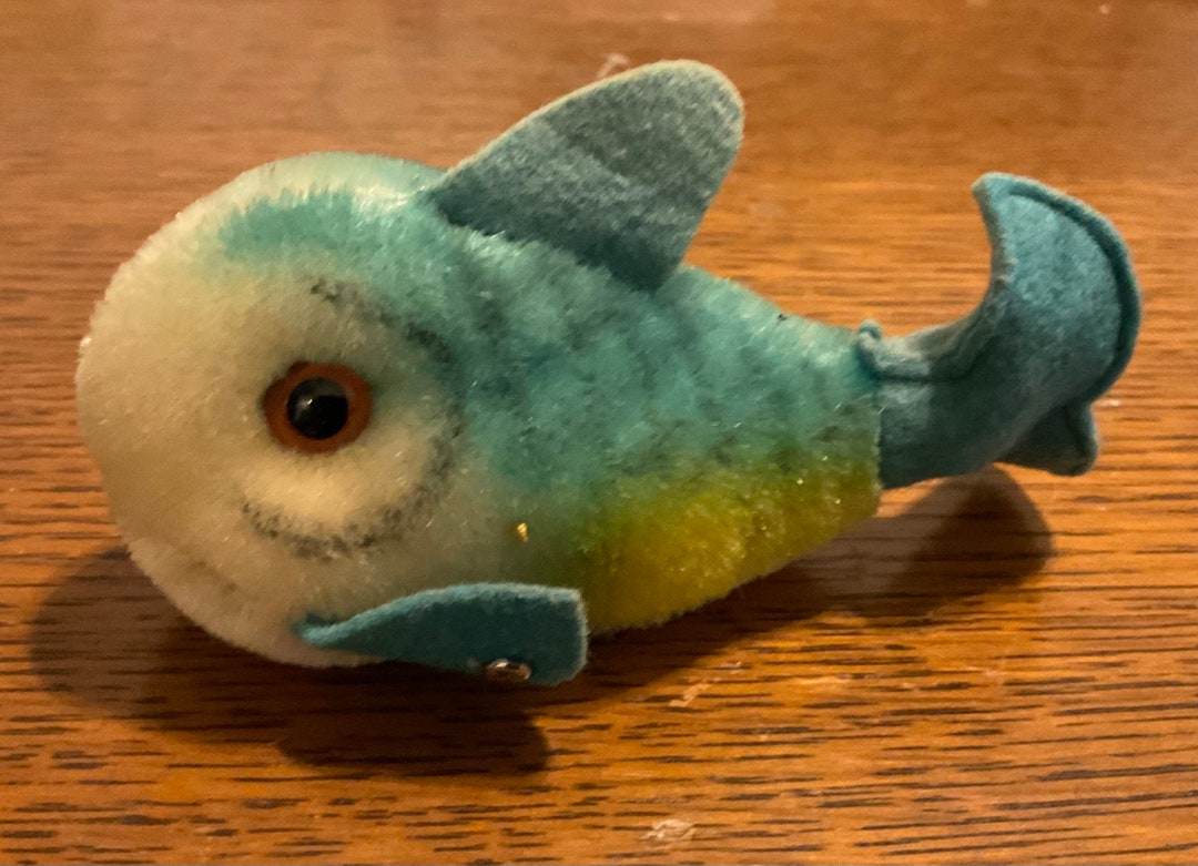 Vintage Steiff Flossy Fish Mohair Animal Figure - Etsy