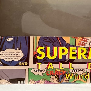 SCHYLLING SUPERMAN Leaps Tall Buildings Collectors Tin Toy - Etsy