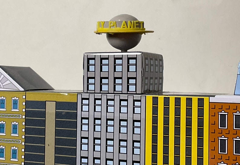 SCHYLLING SUPERMAN Leaps Tall Buildings Collectors Tin Toy - Etsy