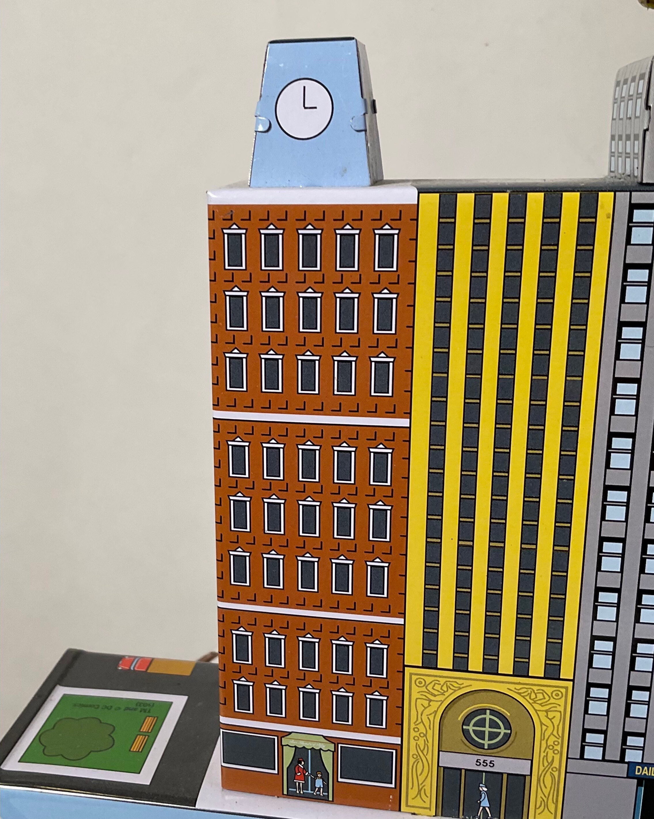 SCHYLLING SUPERMAN Leaps Tall Buildings Collectors Tin Toy - Etsy