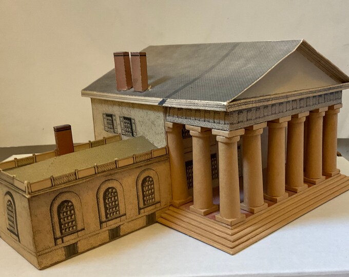 Antique Architectural 3-D Paper Model - Etsy