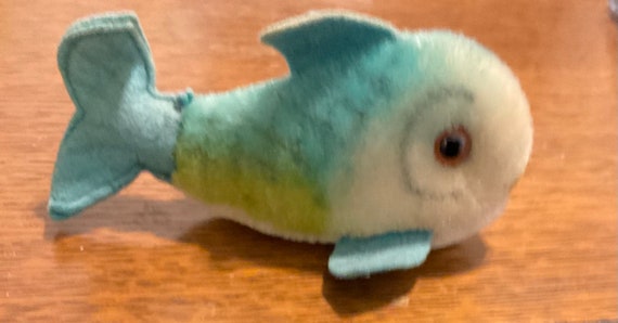 Vintage Steiff Flossy Fish Mohair Animal Figure - Etsy