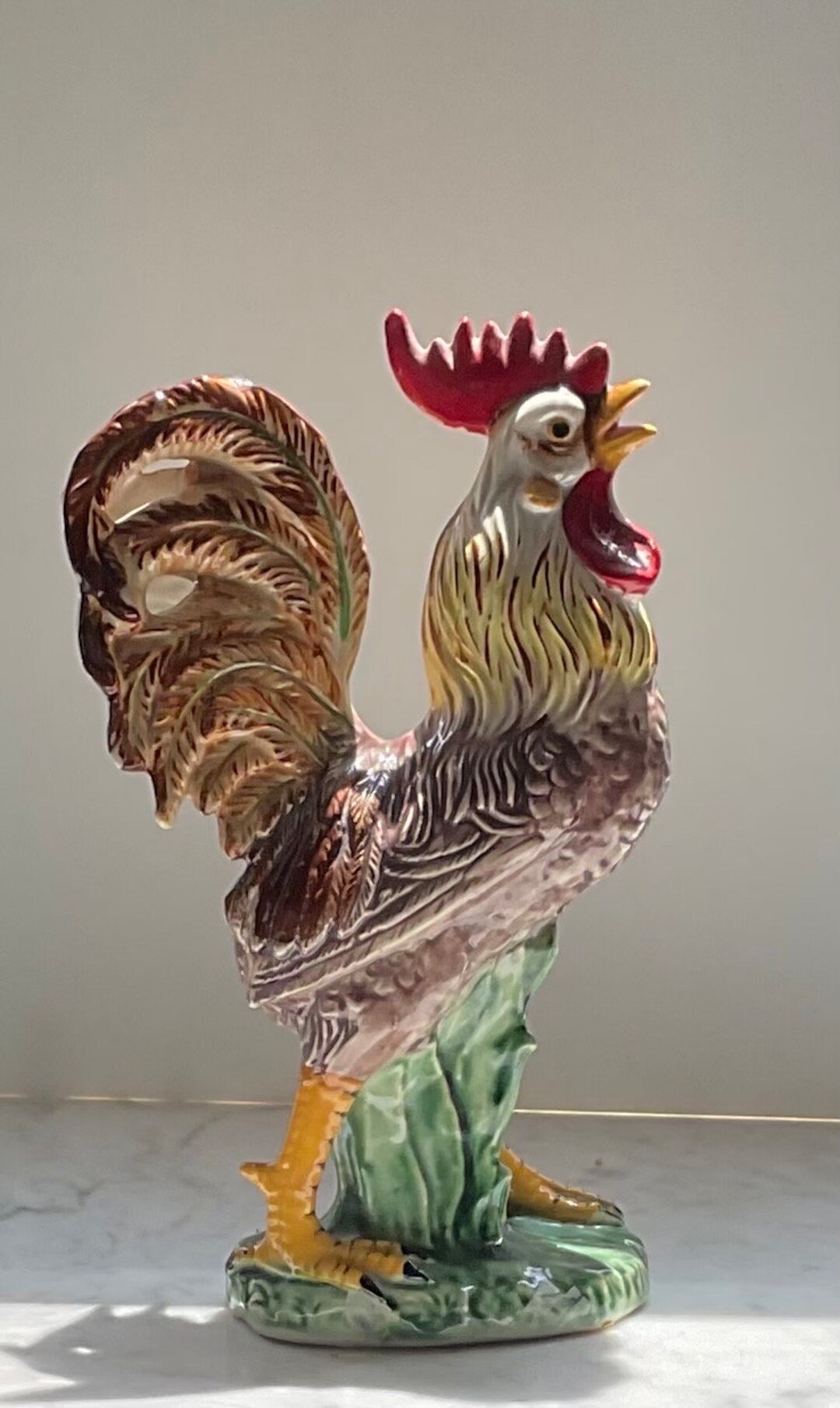 Vintage Ceramic Rooster Made by Enesco Japan - Etsy