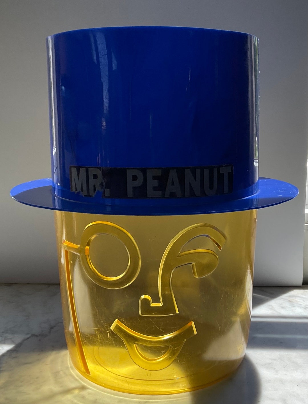 1979 Planters Peanut Head Plastic Container Counter Display - Etsy