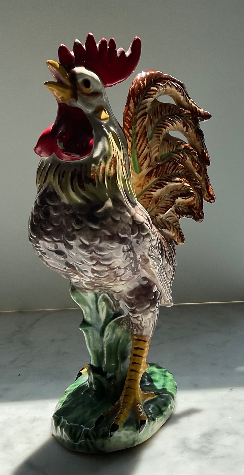 Vintage Ceramic Rooster Made by Enesco Japan - Etsy