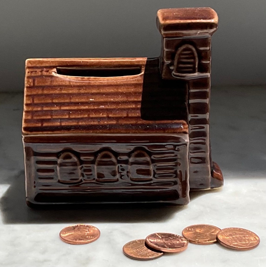Vintage Ceramic American Art Pottery Church Bank - Etsy