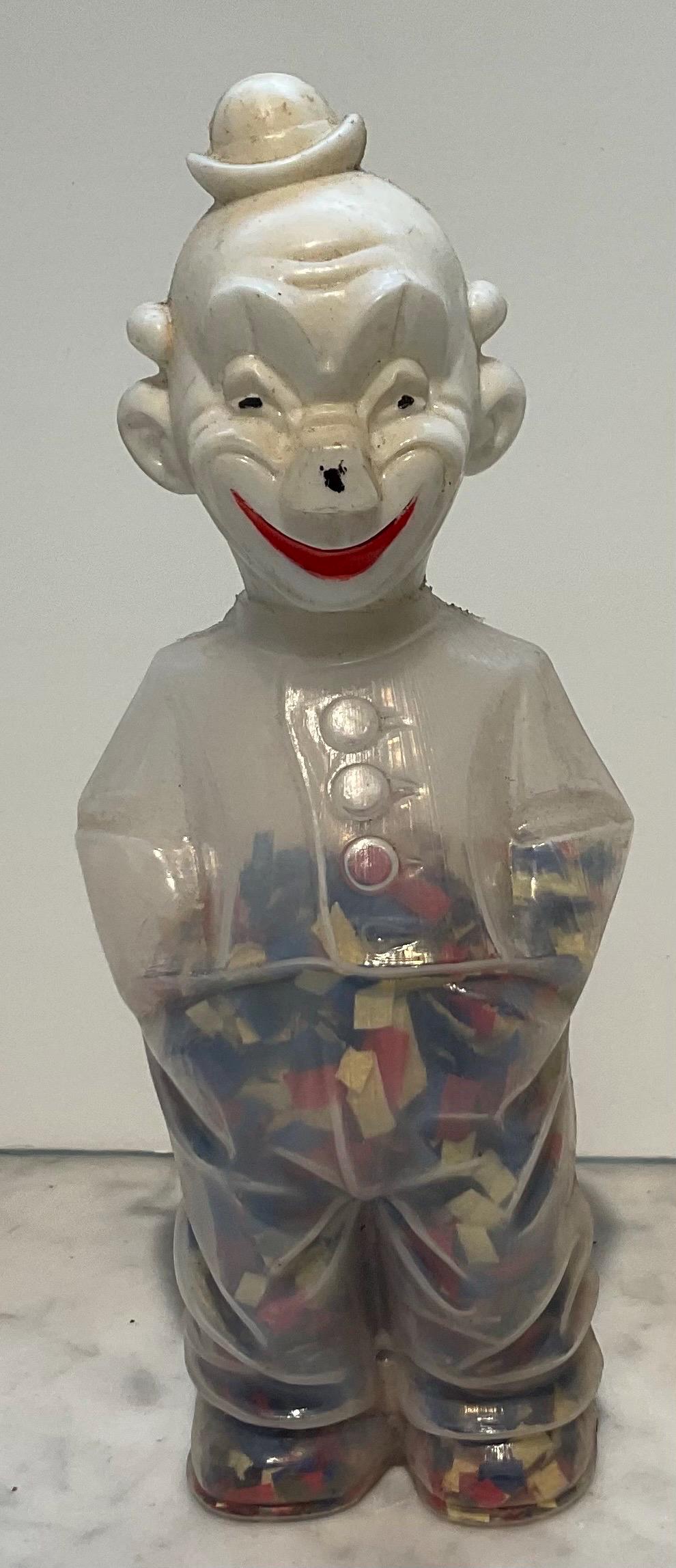 Vintage West Germany Soft Plastic Clown ~E. ROSEN Candy Container - 8 ...
