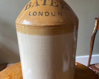 Antique English Stoneware Ginger Beer Bottle, Old Style Brewed John ...