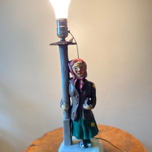 Chalkware Lamp - Etsy