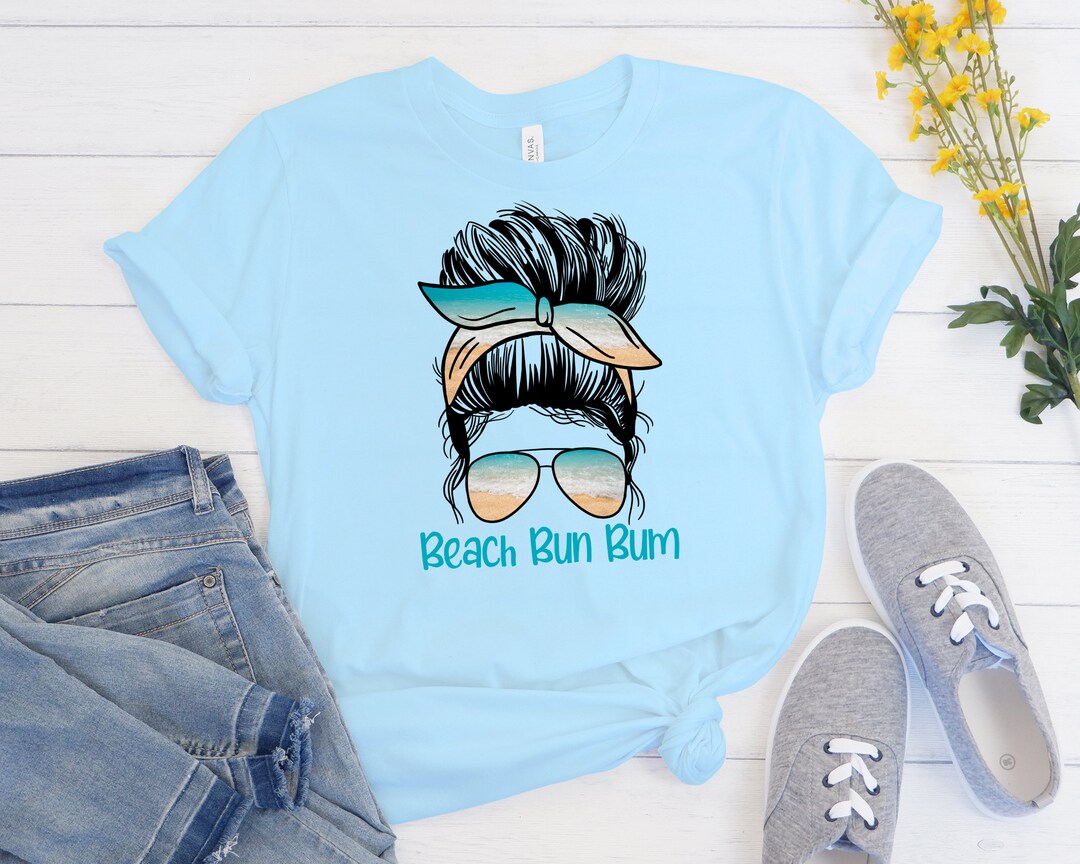 PACK OF 2 Messy Bun Beach Bun Sublimation PNG File - Etsy