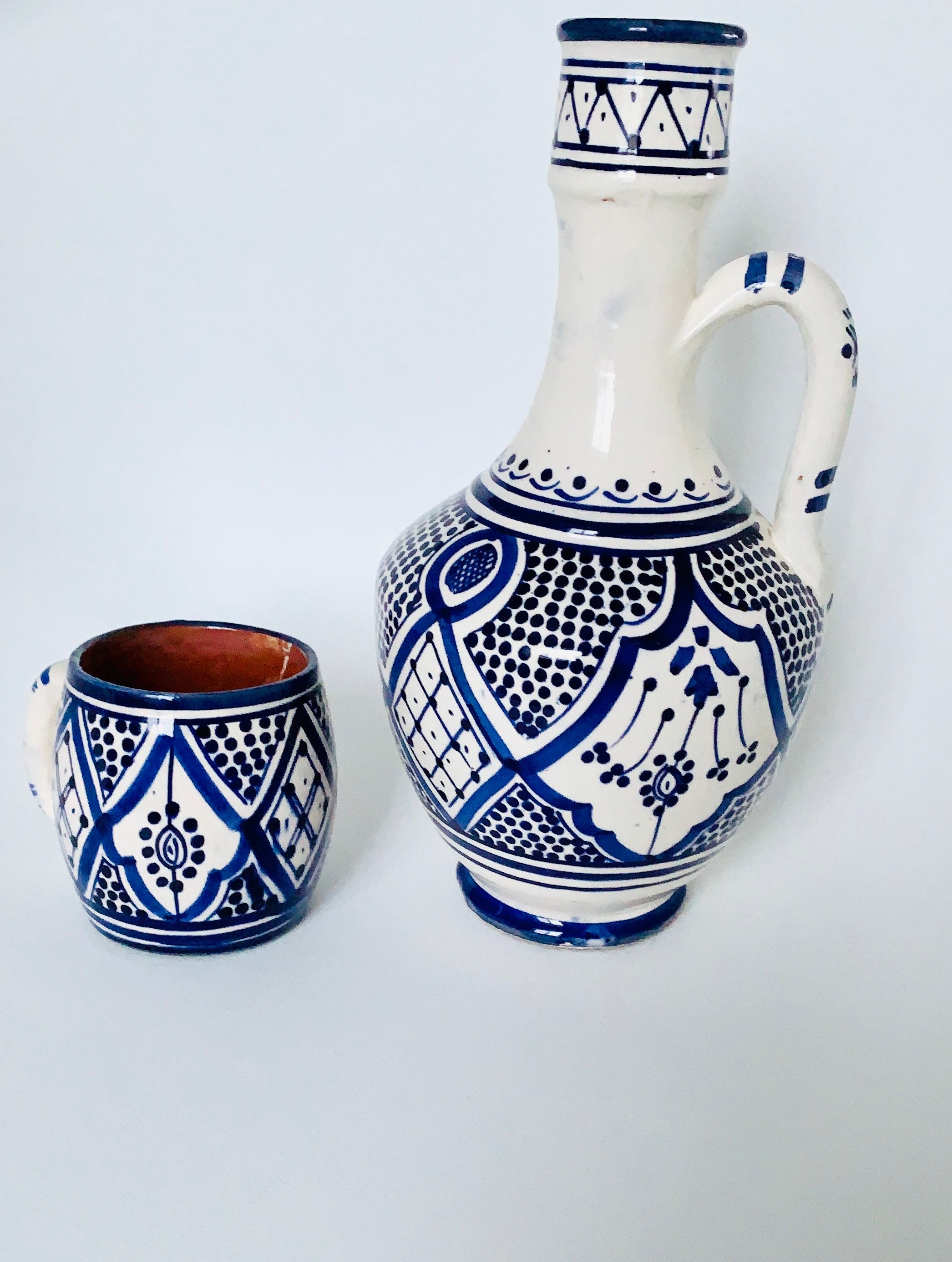 Moroccan Jug Moroccan Pitcher Home Deco Kitchen Goods - Etsy