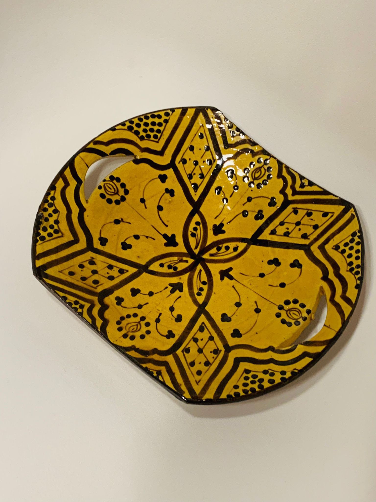 Moroccan Handmade Plate, Pottery Plate, Art Plate, Home and Deco ...