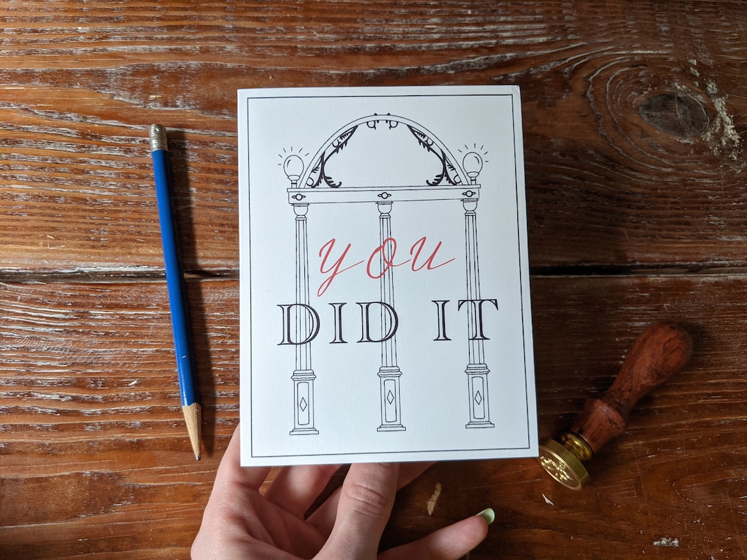 Graduation Acceptance Congratulations Card - Etsy
