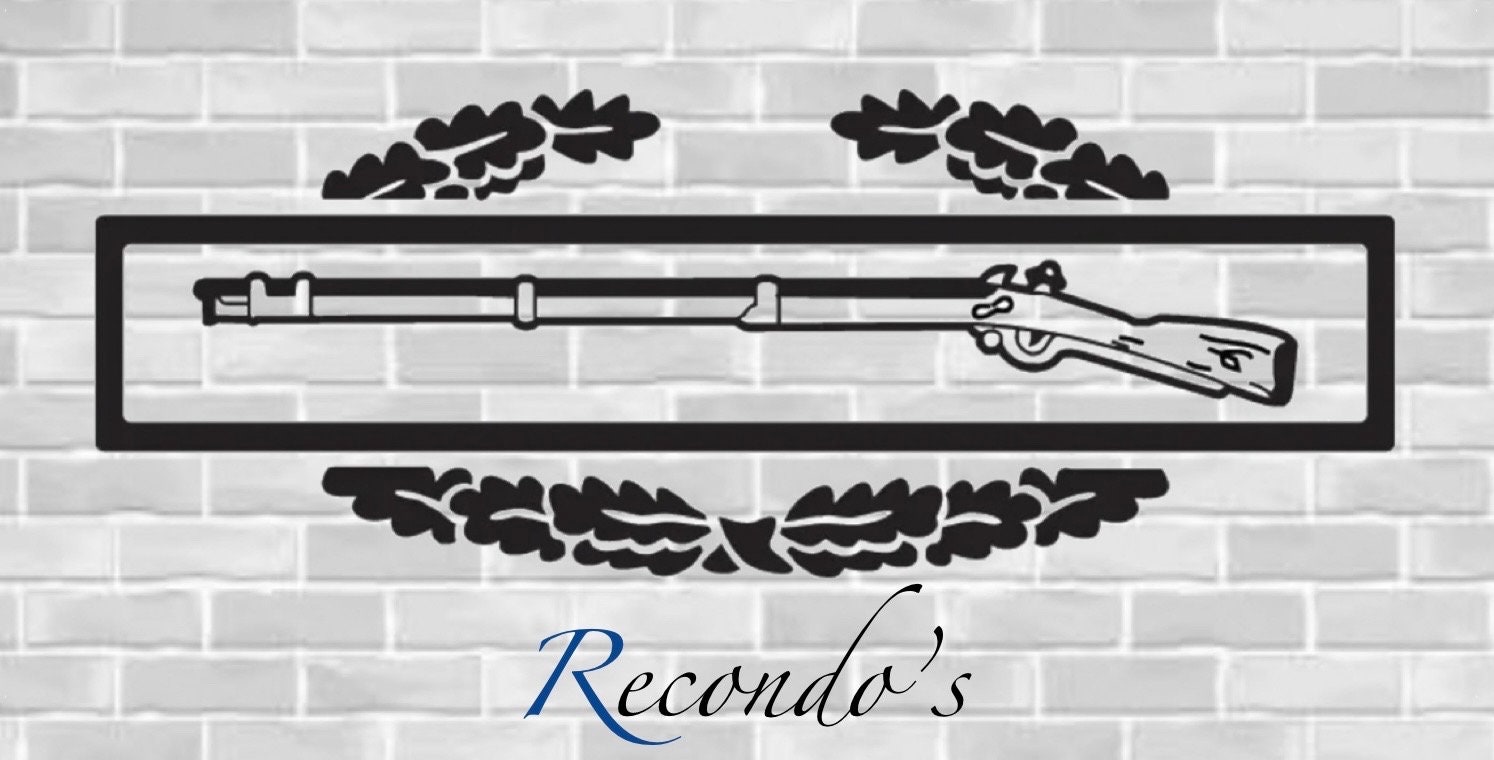 Combat Infantry Badge Black And White