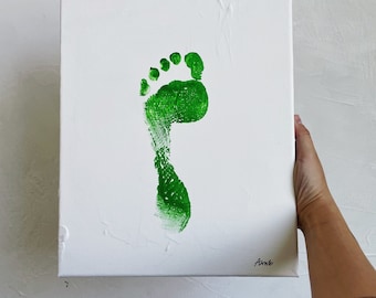 RED FOOT PRINT - Etsy