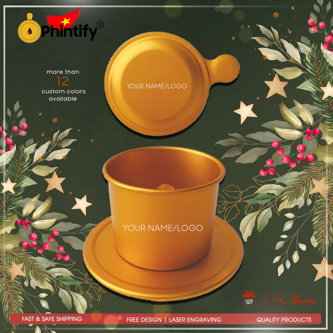 Phin - Coffee Filter - Free Custom Design - Orange - Etsy