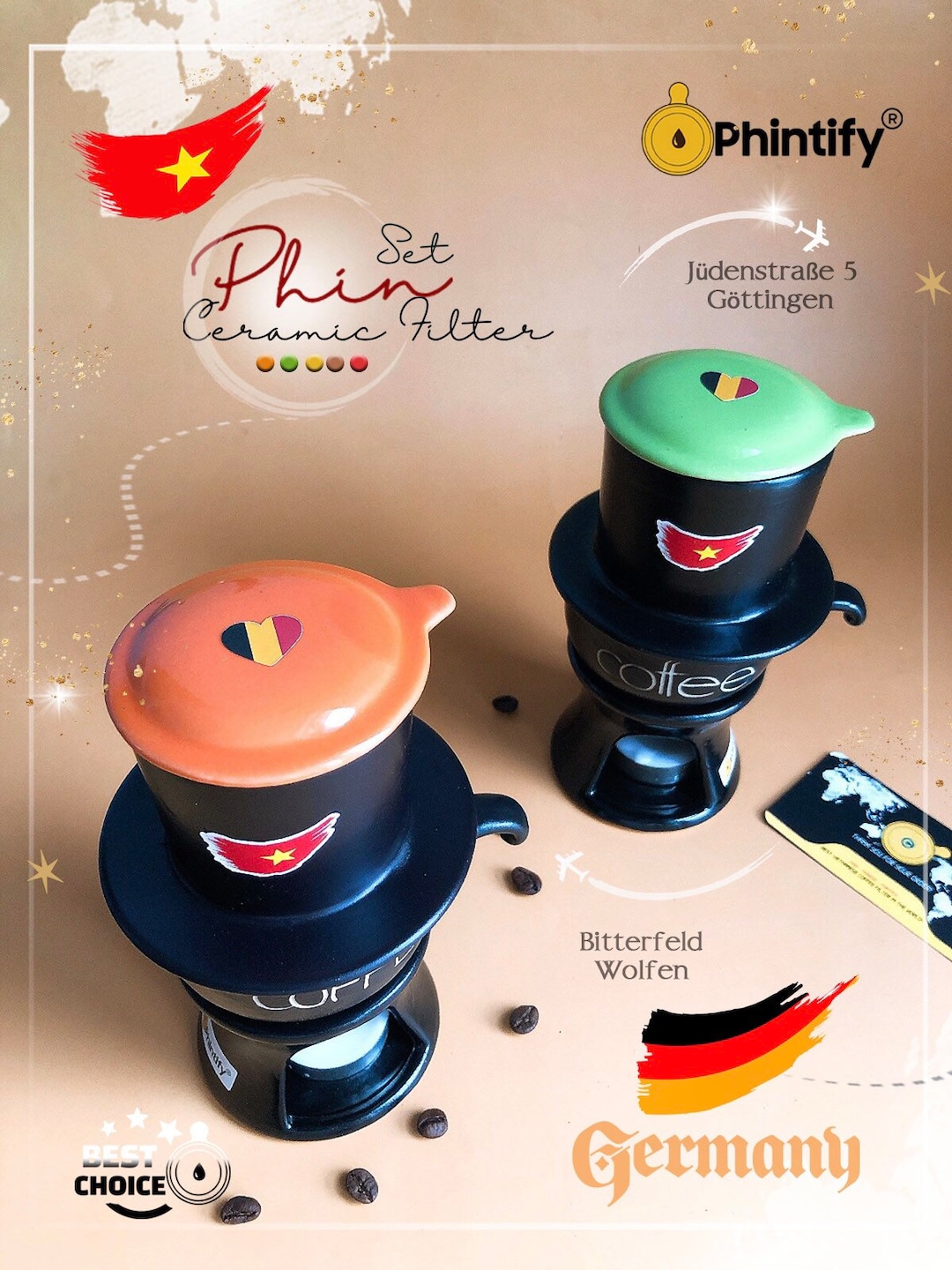 Handcrafted High Grade Ceramic Phin Filter - Free Laser Engraving - Etsy