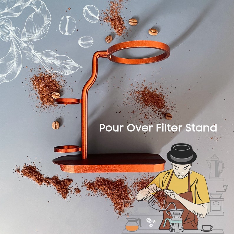 Pour Over Phin Filter Stand - Vietnamese Coffee - Etsy