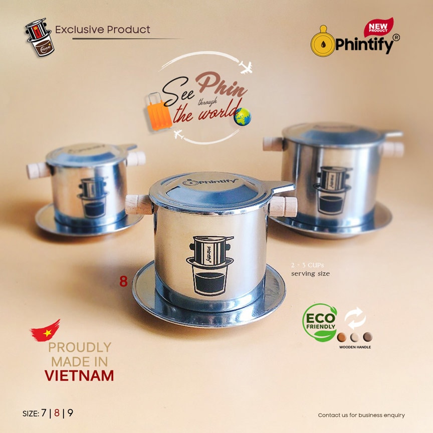 Vietnamese Coffee & Phin Filter Travel/home Brewing Free Laser ...
