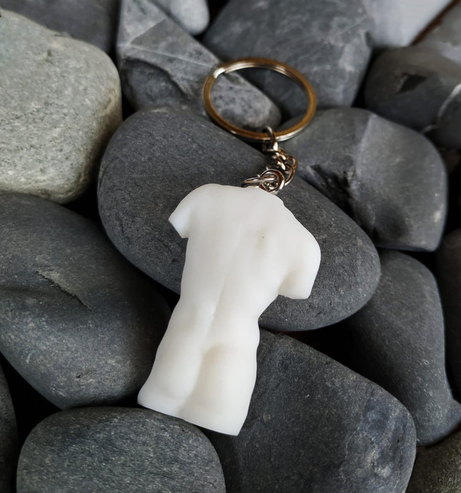 Custom body keychain personalized men's key ring | Etsy