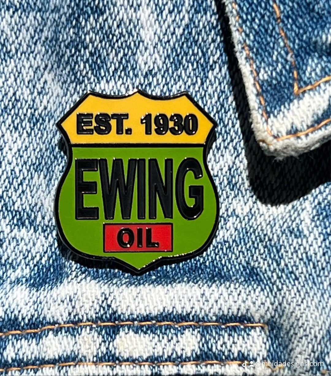 Dallas Southfork - Execulsive* Ewing Oil Lapel Pin Dallas the Series, Retro TV, JR Ewing - Etsy