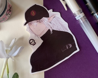FFXIV Estinien Chibi Holographic Sticker Final Fantasy 14 - Etsy