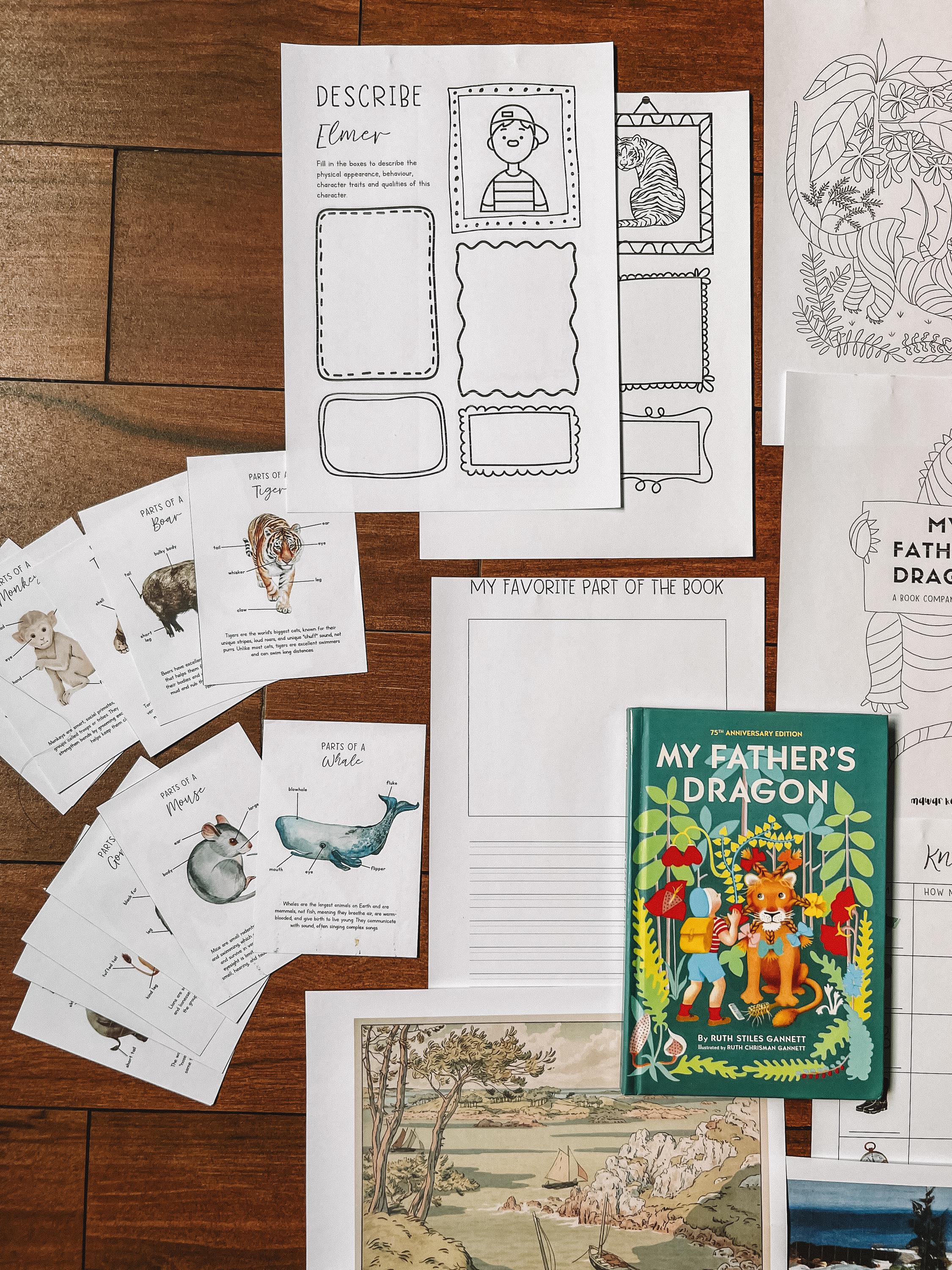 My Father’s Dragon Companion Study – Printable Homeschool Unit Study ...