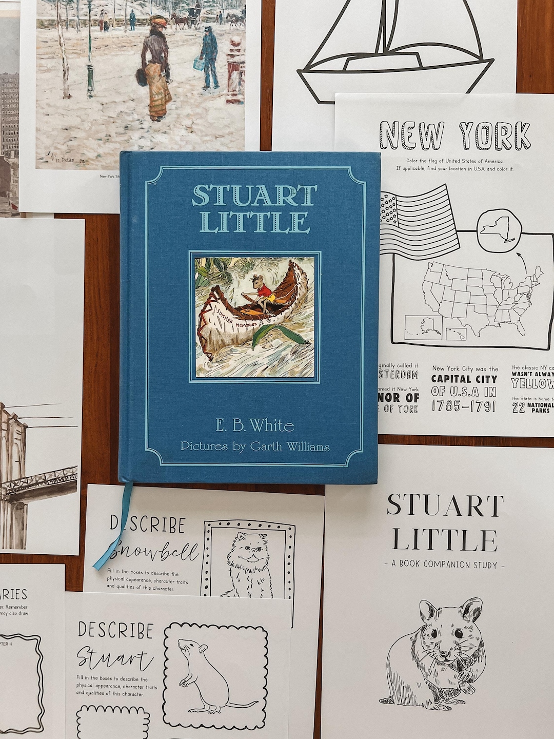 Stuart Little by E.B. White - A Companion Study - Etsy