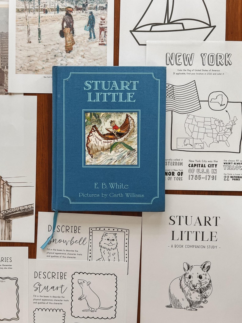 Stuart Little by E.B. White - A Companion Study - Etsy