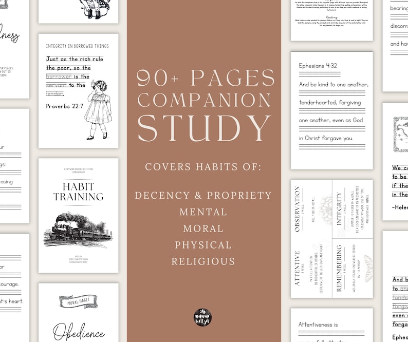Habit Training - Copywork & Bible Recitation Companion Study (NKJV ...