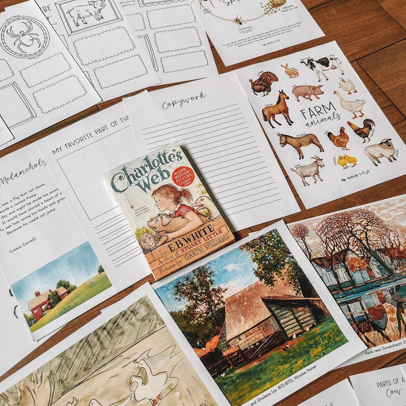 Charlotte’s Web Companion Study – Printable Homeschool Unit Study ...