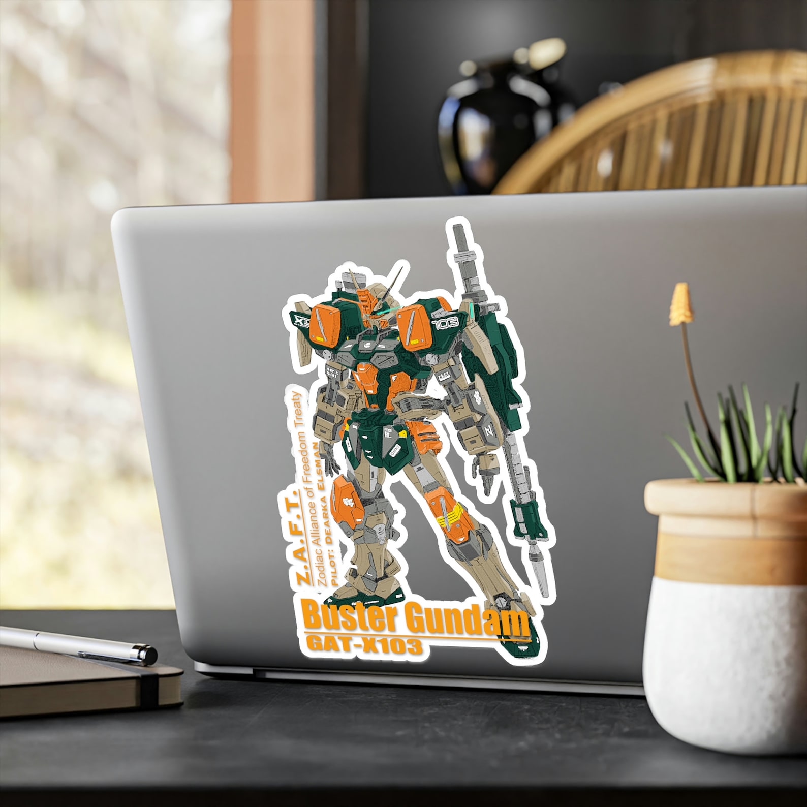 Gundam Sticker Buster Gundam Decal Slap Anime Sticker Gundam Seed Anime ...