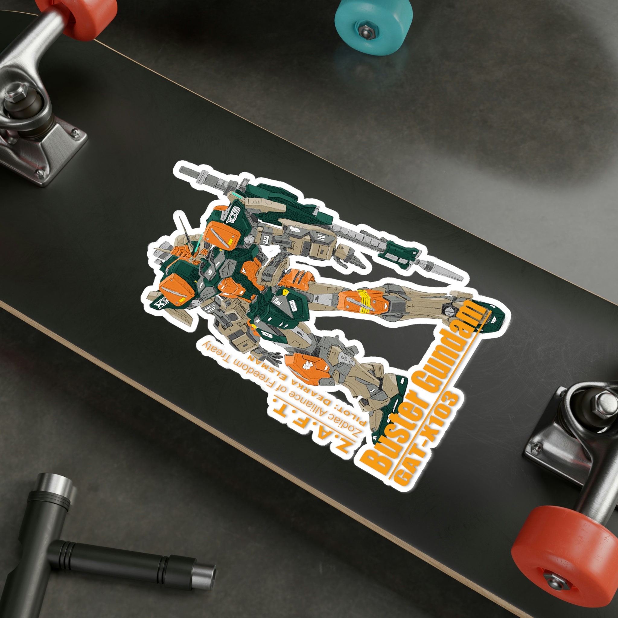 Gundam Sticker Buster Gundam Decal Slap Anime Sticker Gundam Seed Anime ...