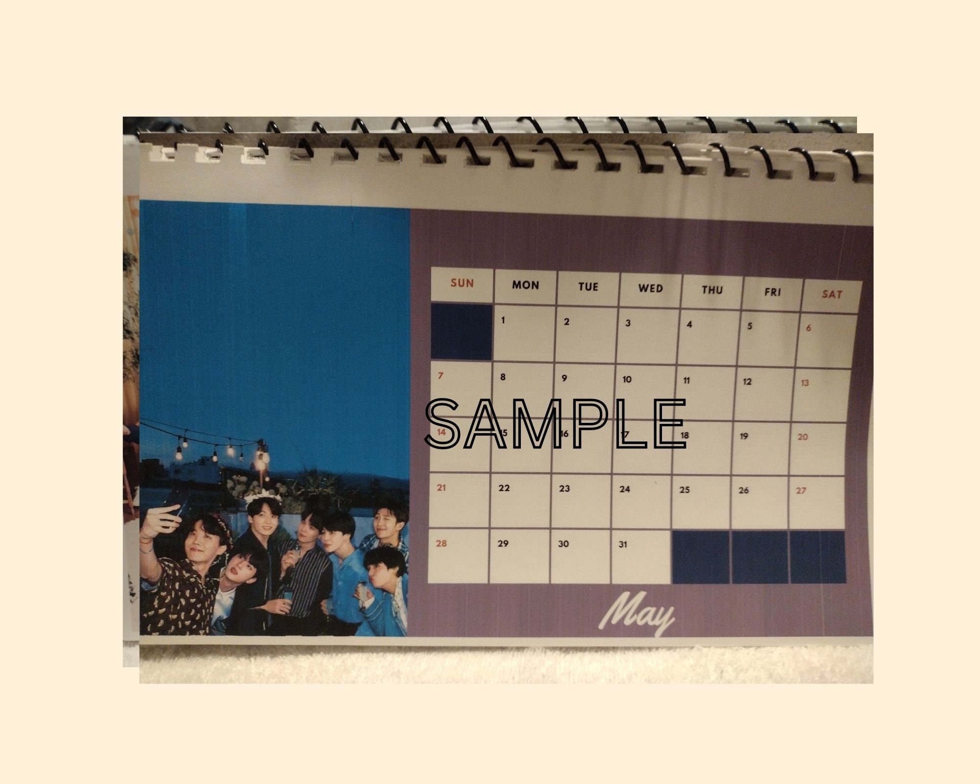 BTS Calendar - Etsy