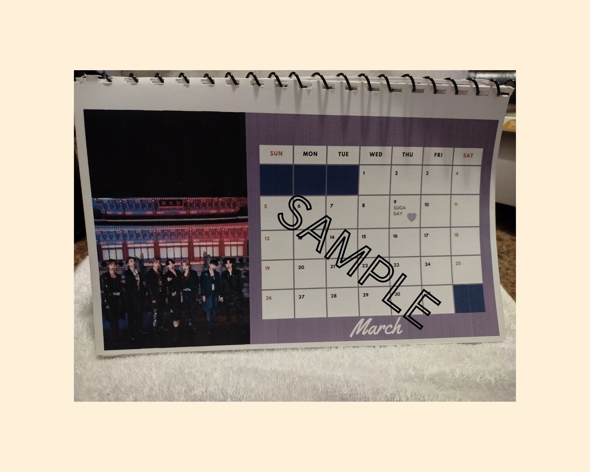 BTS Calendar - Etsy