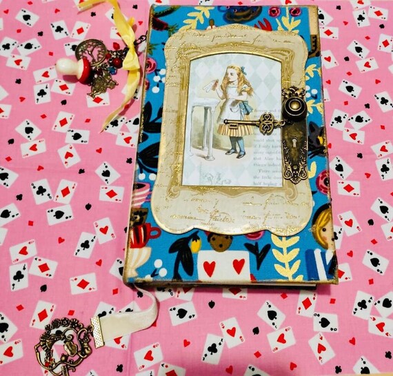 Alice in Wonderland Junk Journal With Drawers | Etsy