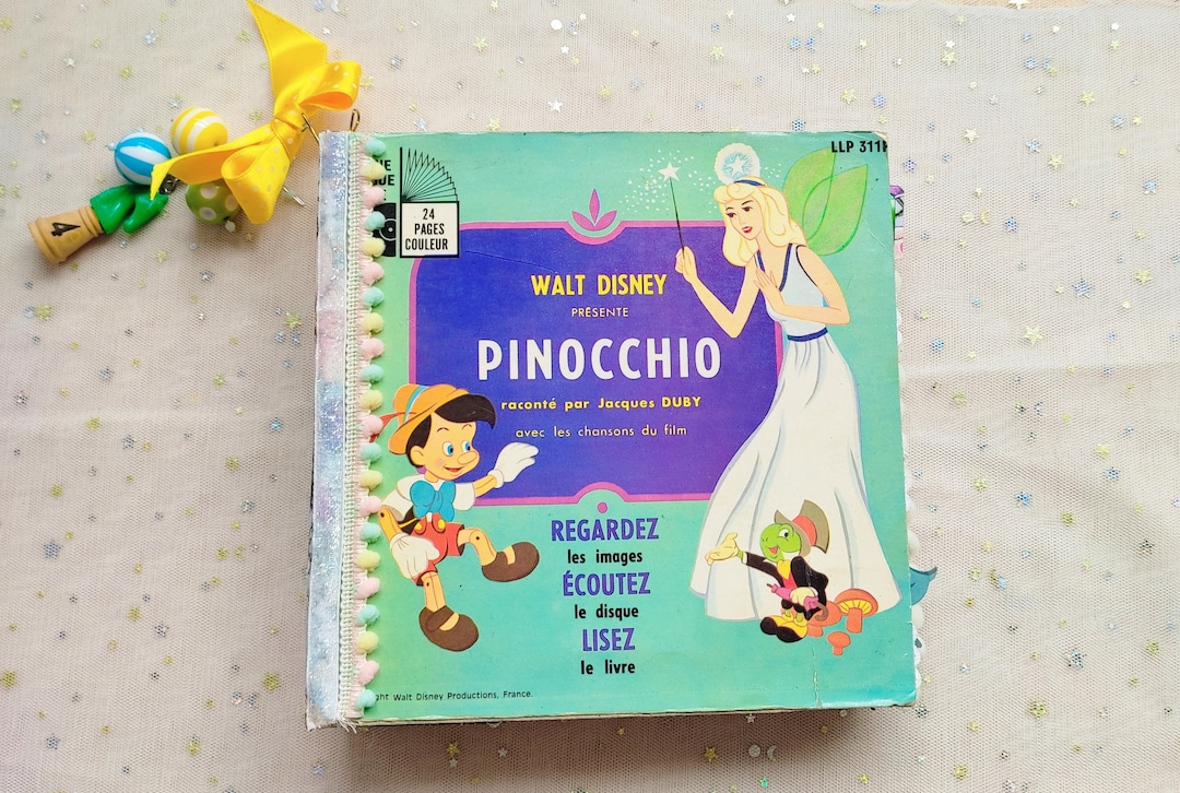 Pinocchio Little Golden Book Junk Journal - Etsy