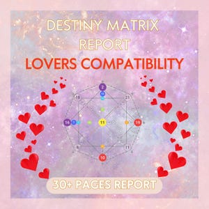 Compatibility Destiny Matrix Reading & Chart Analysis - Etsy