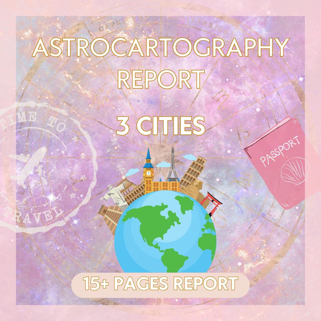 Report: Astrocartography Astrology Reading | Relocation Best Places for ...