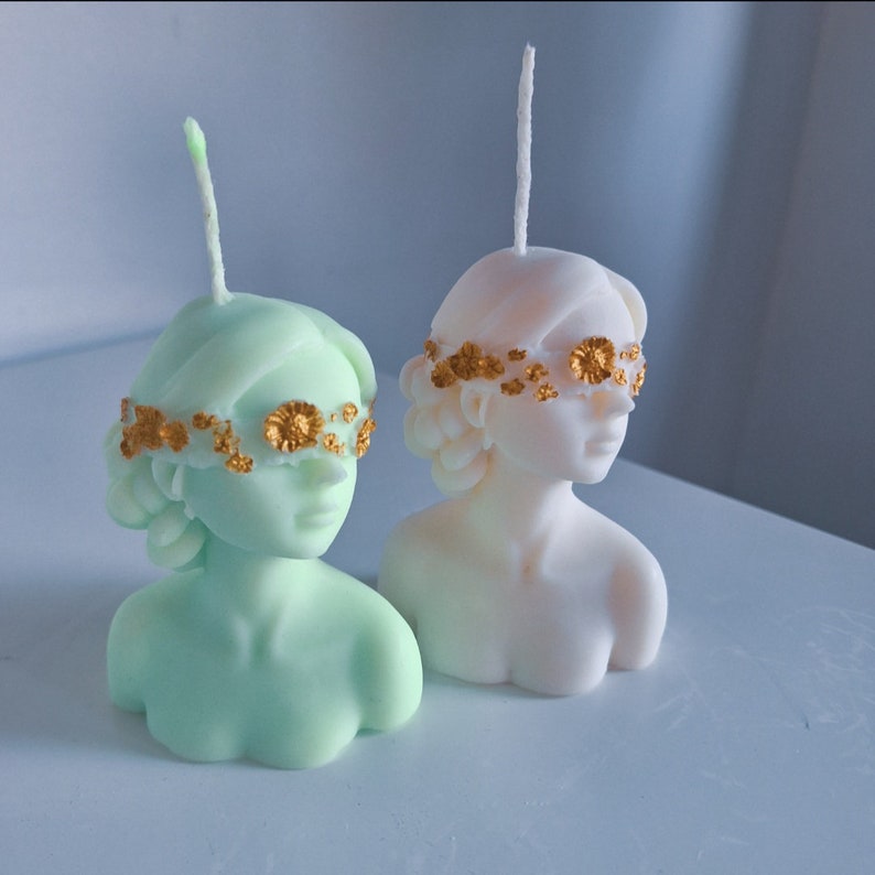 Woman Body Shape Candle, Flower Lady Candle, Woman Candle, Lady Shape ...