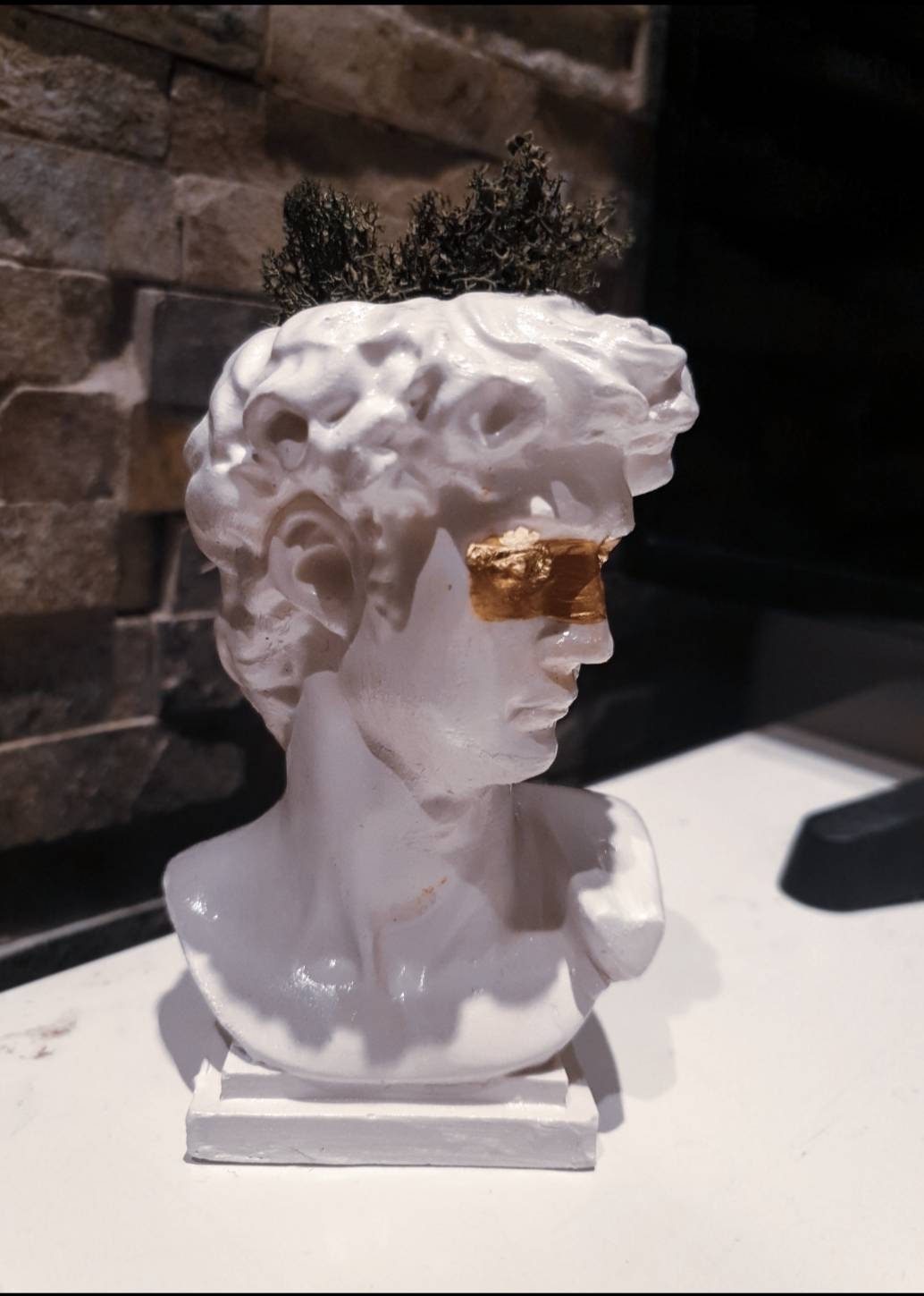 Nordic Style David Head Vase, Greek Mythology Sculpture Vase, King ...