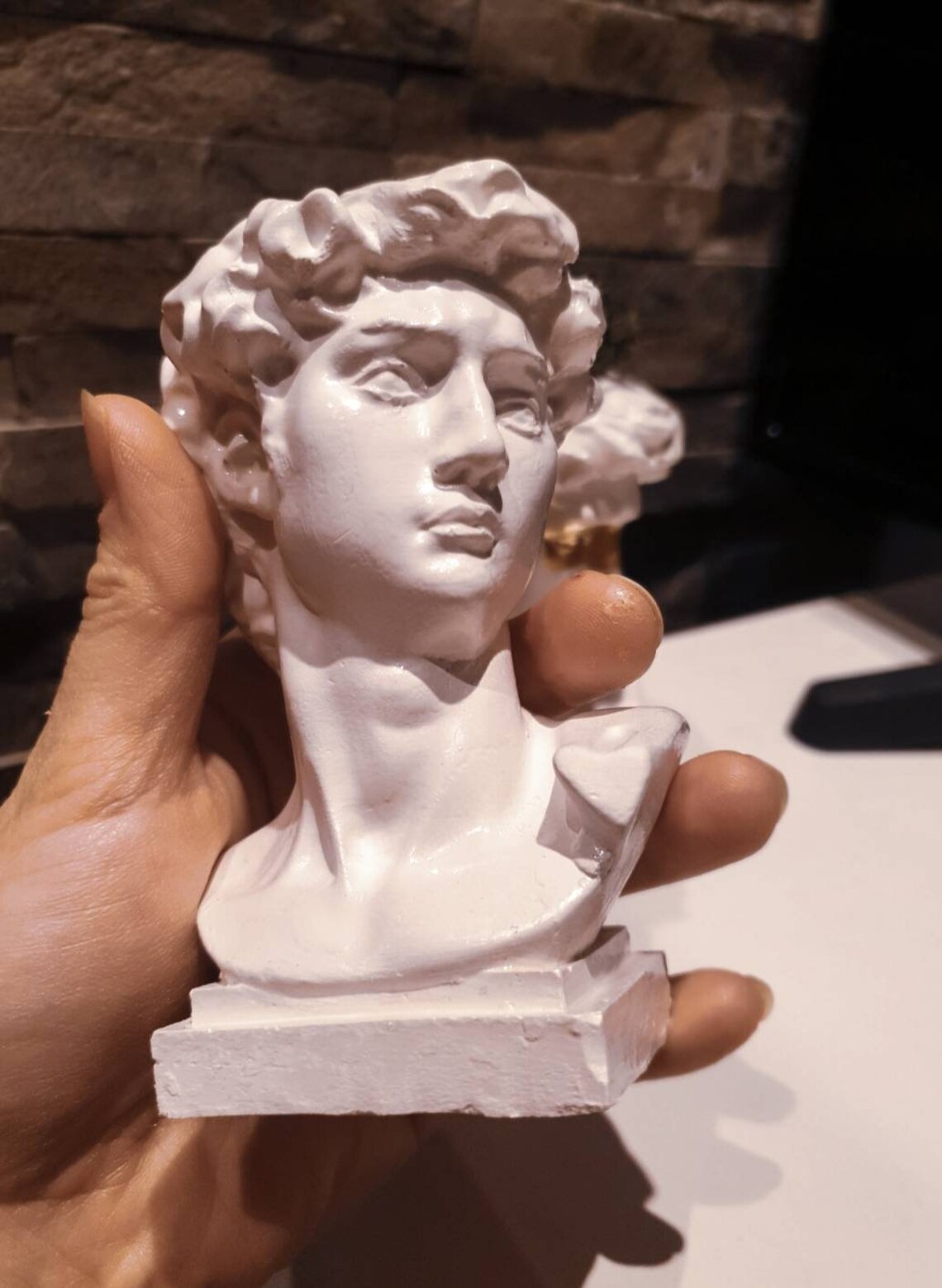 Nordic Style David Head Vase, Greek Mythology Sculpture Vase, King ...