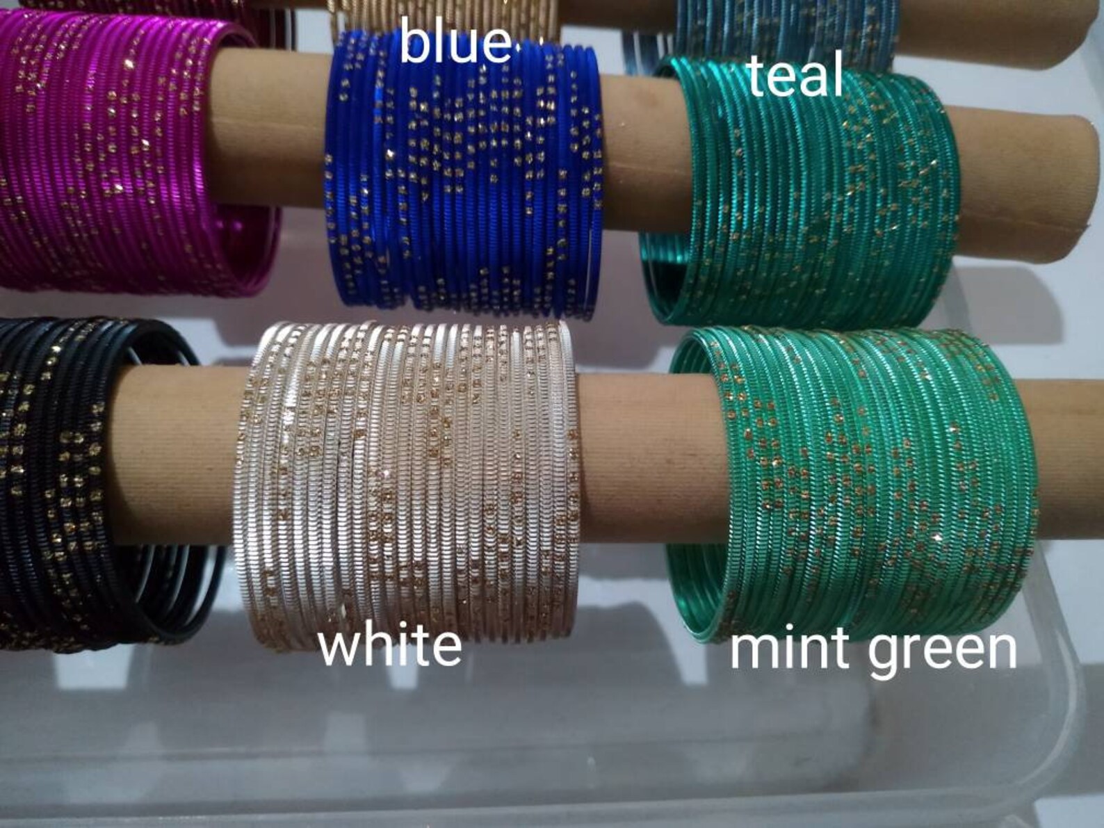 Kids Bangles Baby Girls Bangles Colourful Thin Metal - Etsy