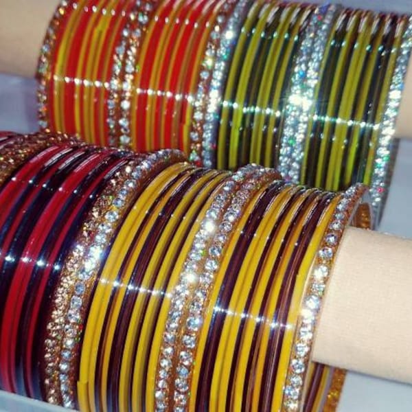 Glass Bangles - Etsy