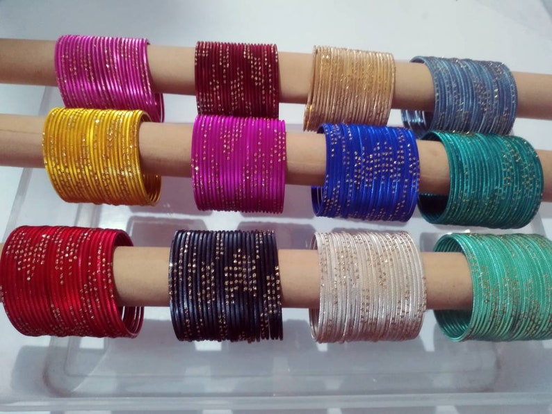 Kids Bangles Baby Girls Bangles Colourful Thin Metal - Etsy
